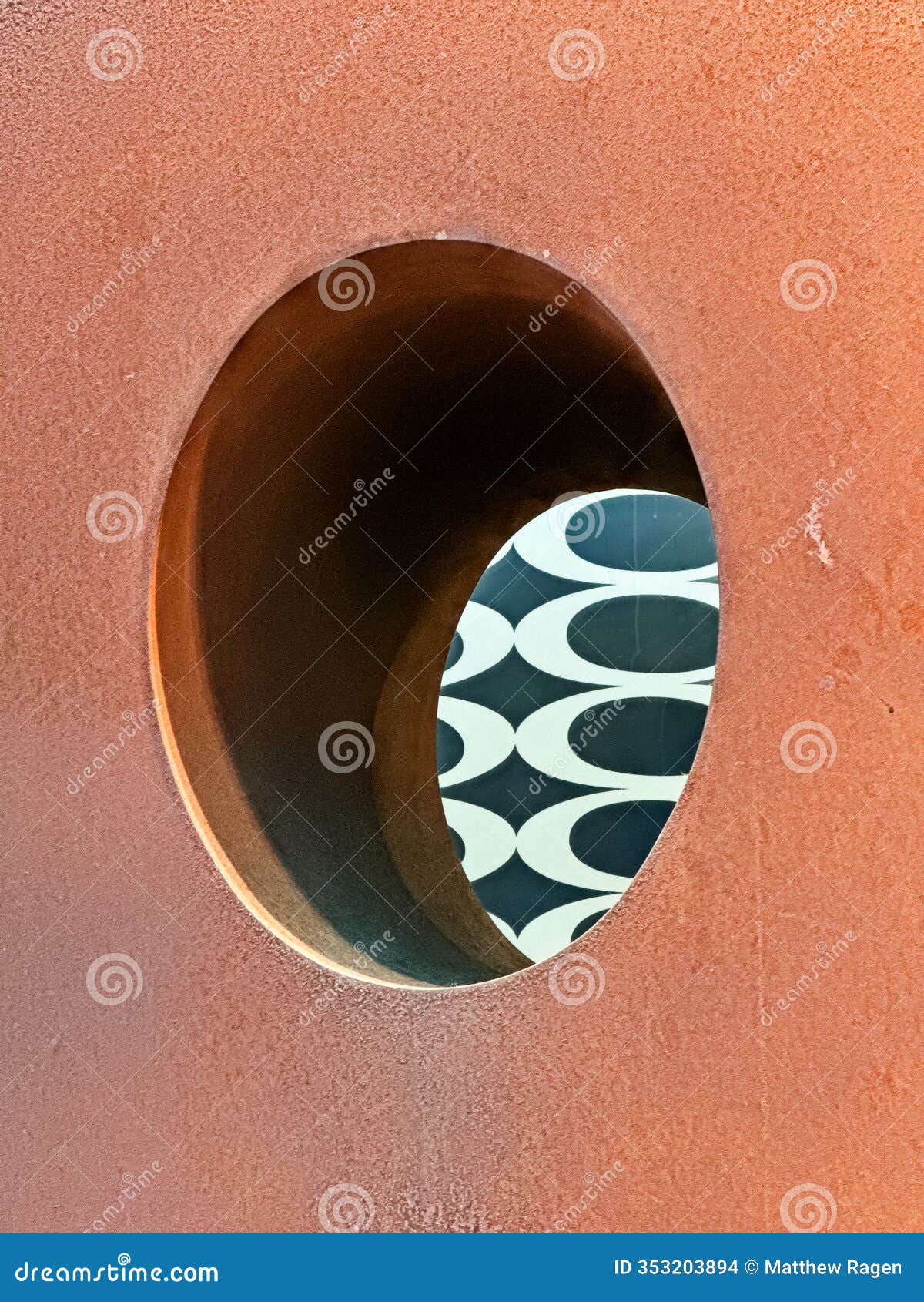 Modern Architectural Design with Cut-Out Stock Photo - Image of ...