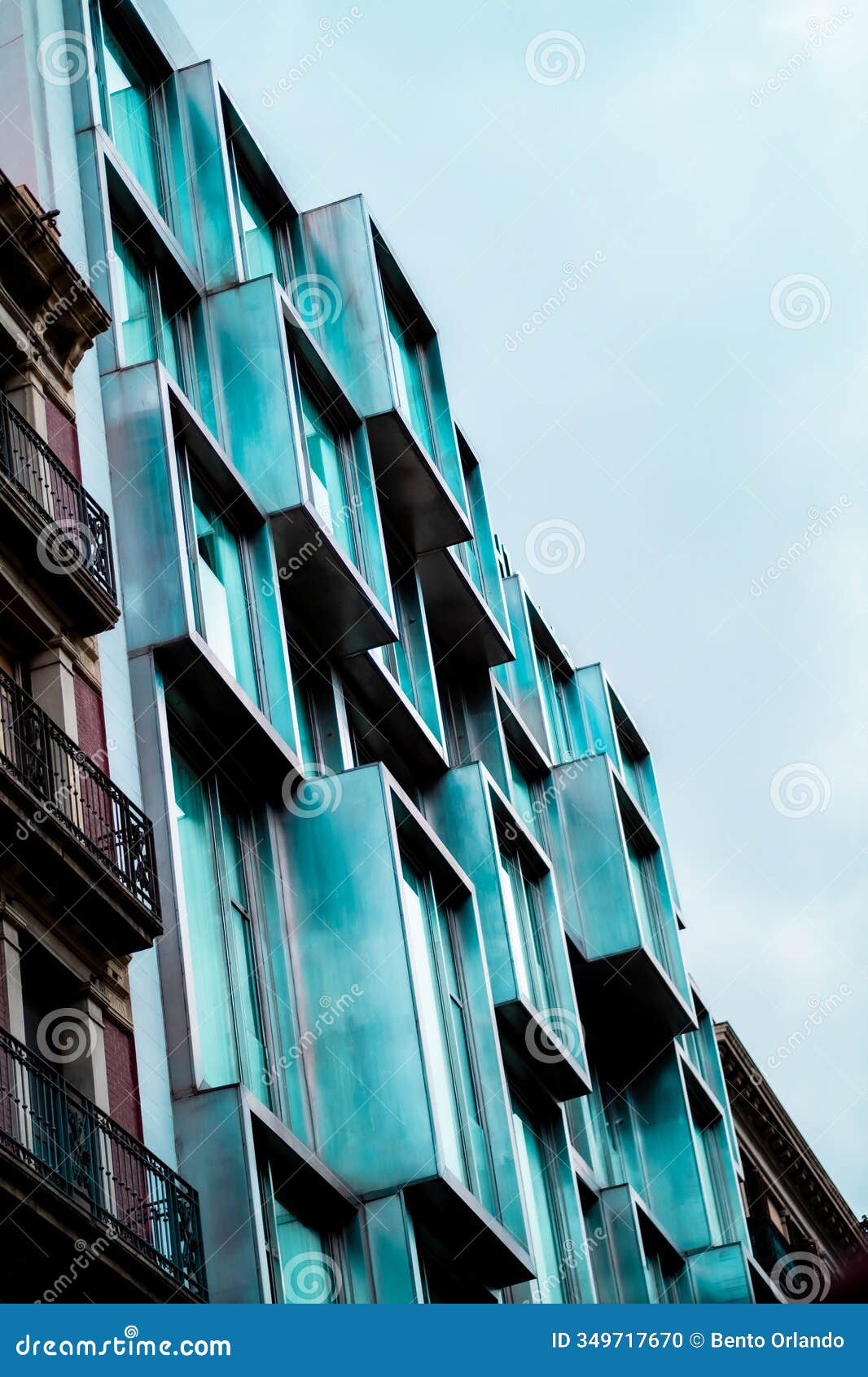 Modern Architectural Design Featuring Unique Geometric Window ...