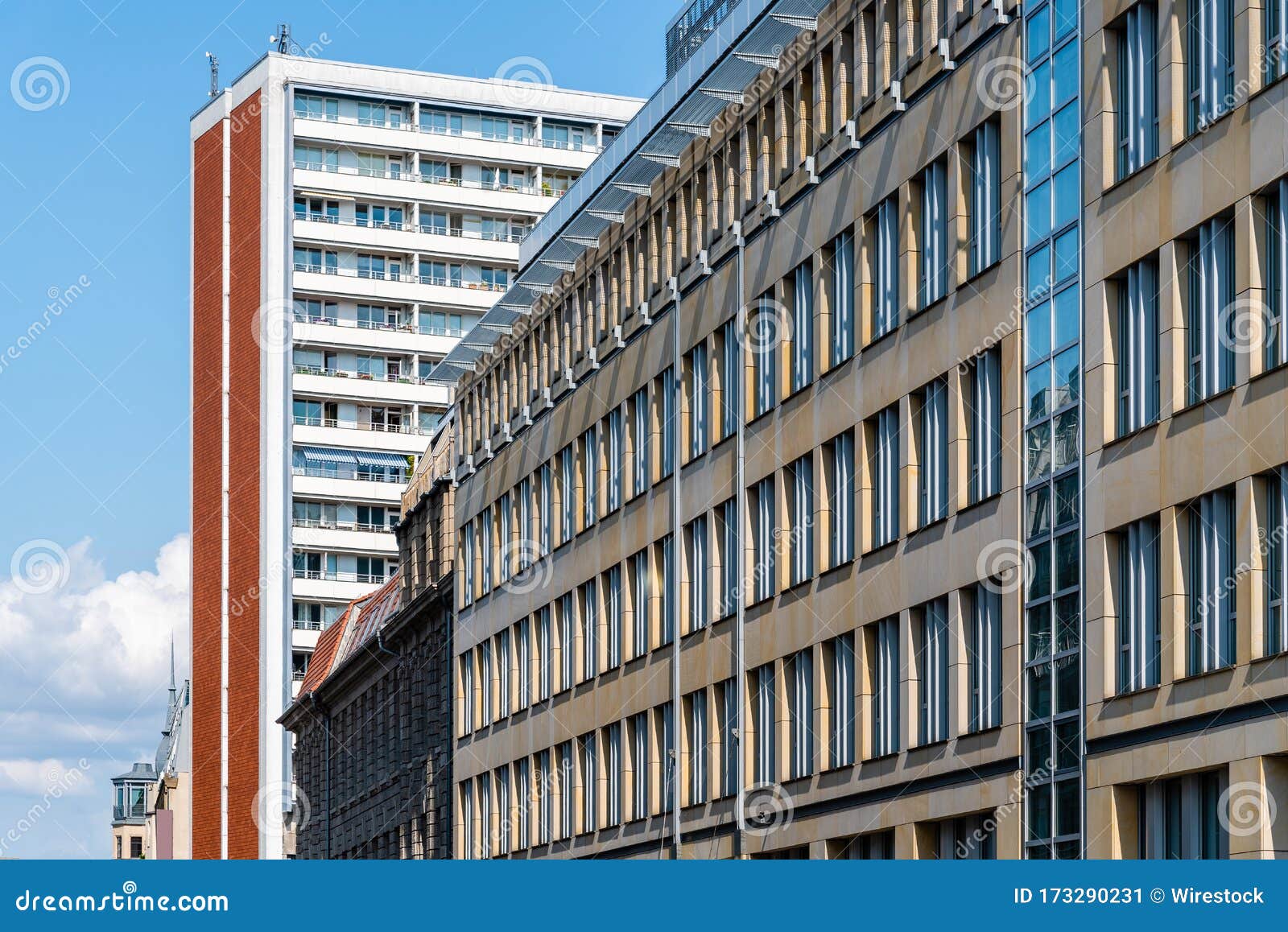 Modern Architectural Design of a Huge Building in Berlin, Germany Stock ...