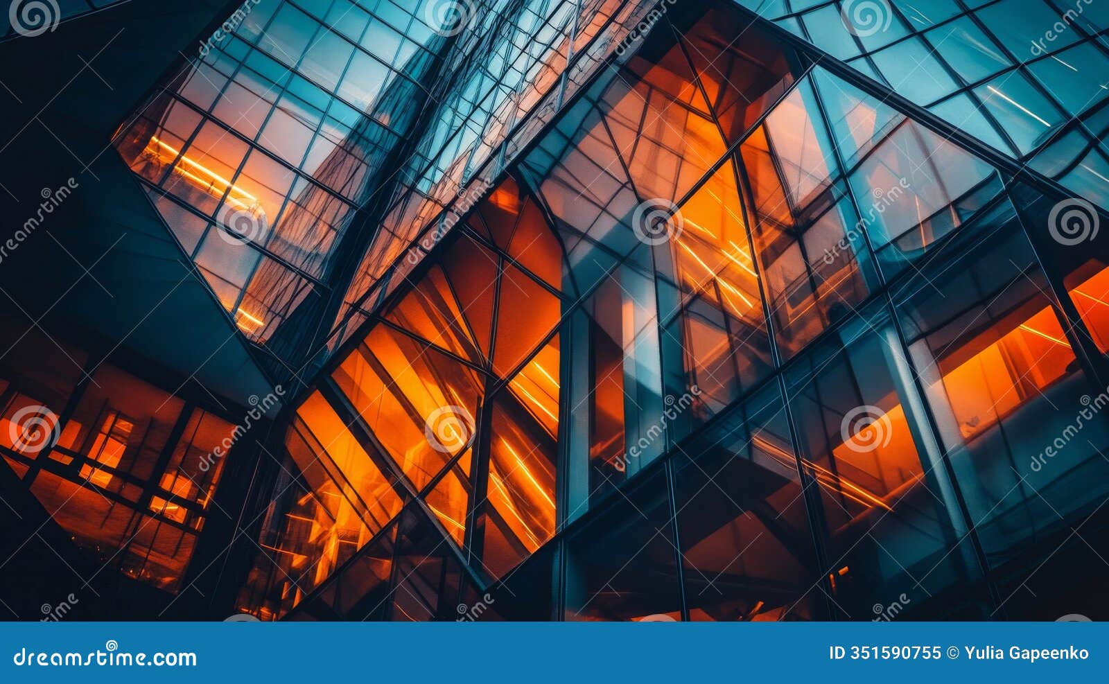 Modern Architectural Design Showcases Angular Glass Structure ...