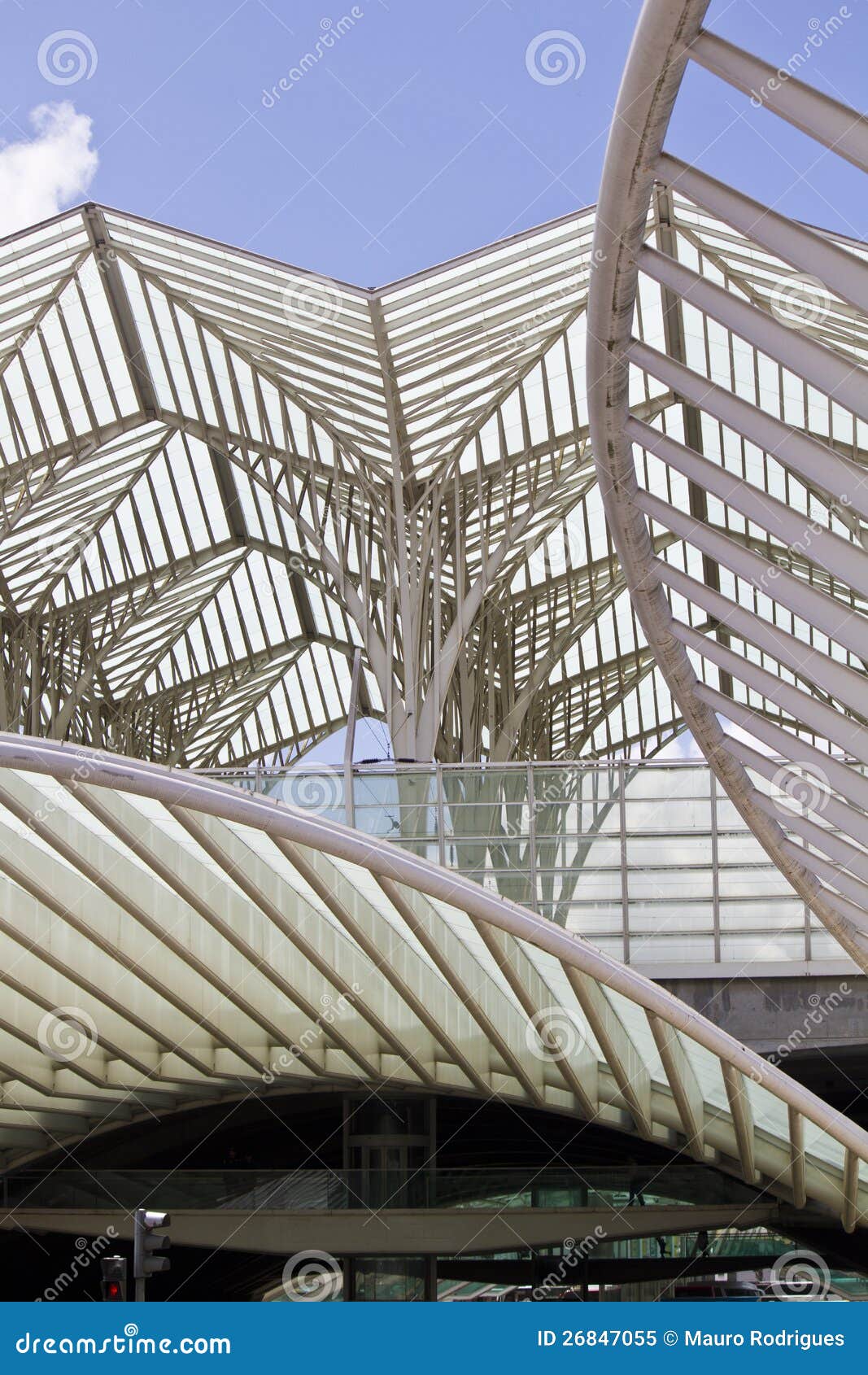 Modern Architectural Design of a Train Station Editorial Image - Image ...