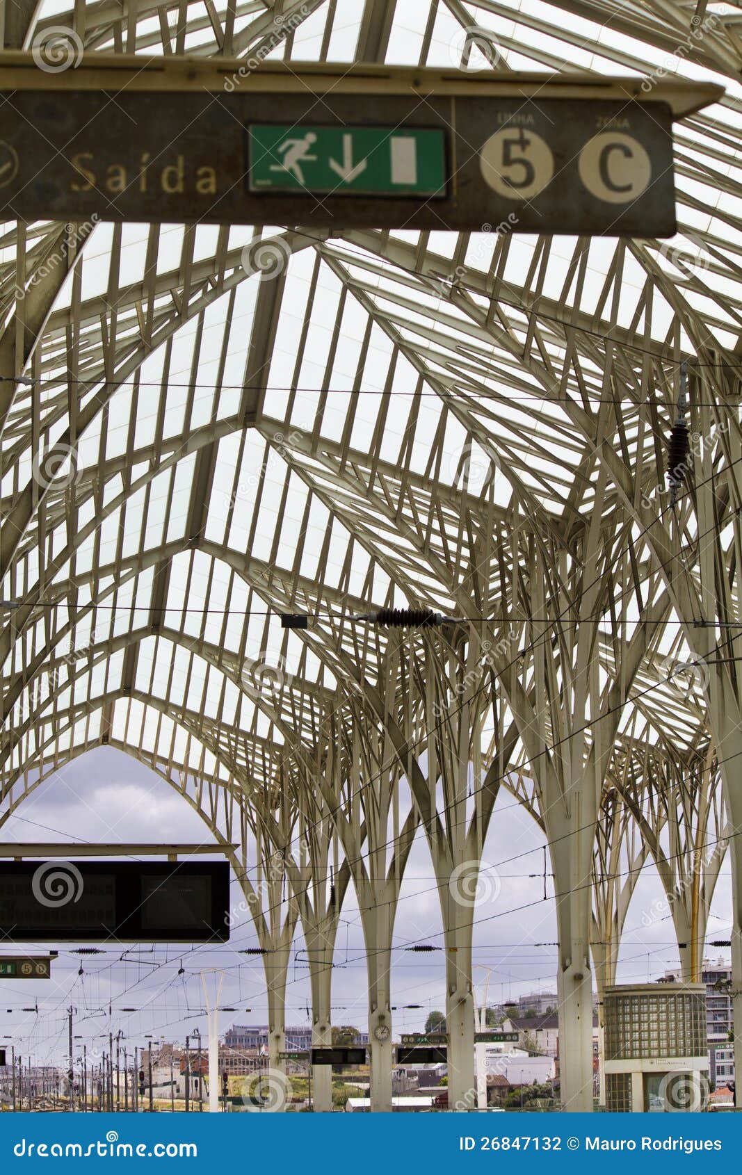 Modern Architectural Design of a Train Station Editorial Photography ...