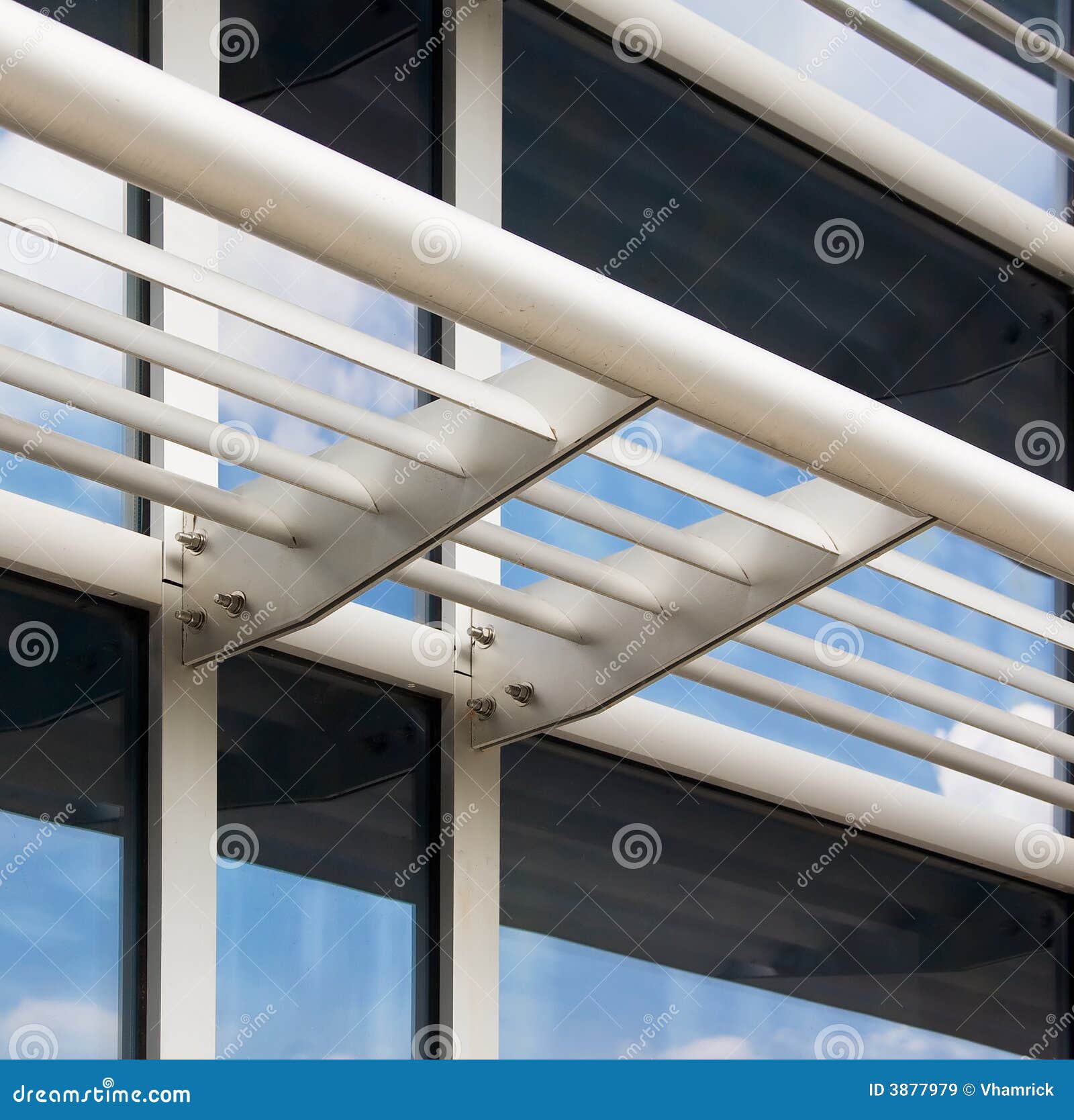 Modern Architectural Detail. Stock Image - Image of design, energy: 3877979