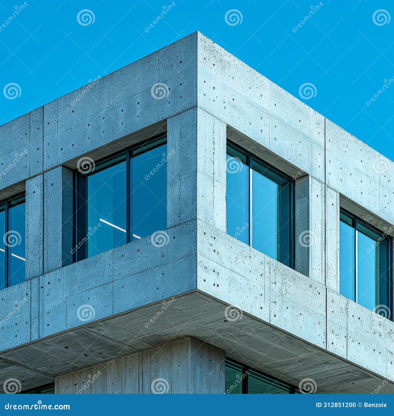 Modern Architectural Detail of Building Stock Photo - Image of ...