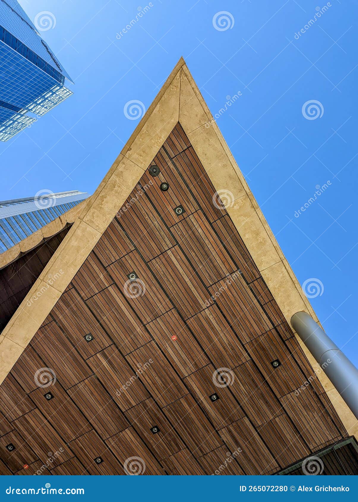 Modern Architectural Elements on Building Structure in Uptown Charlotte ...