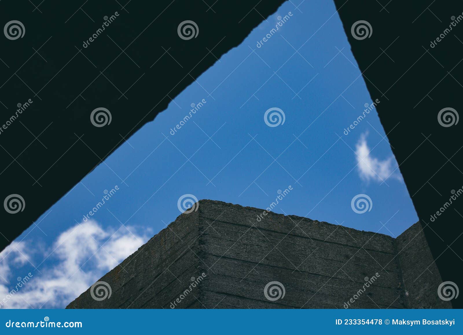 Modern Architectural Monument. Abstract Art Stock Photo - Image of ...