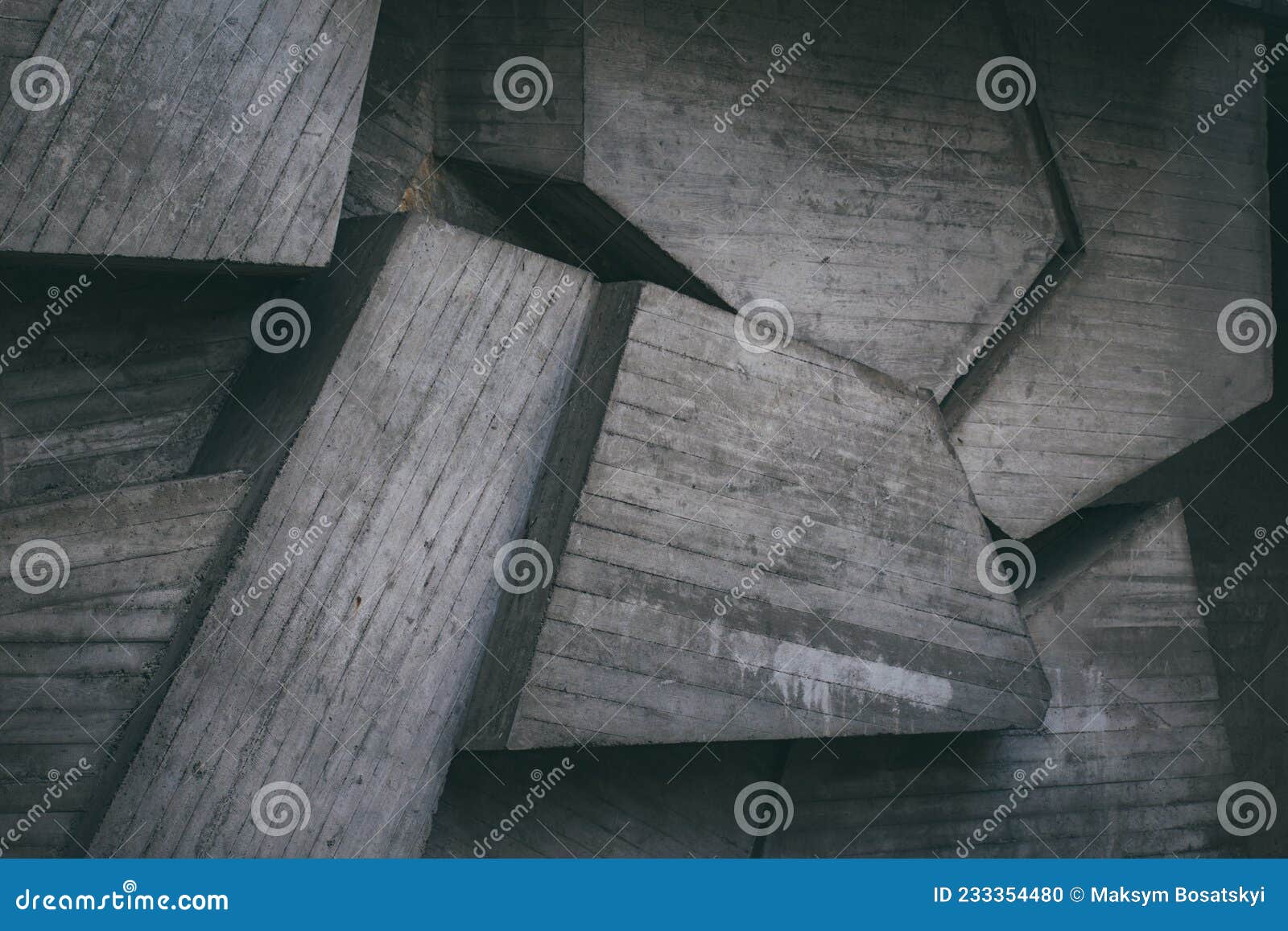 Modern Architectural Monument. Abstract Art Stock Photo - Image of ...