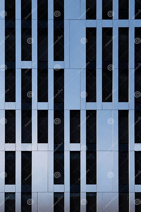 Modern Architectural Stainless Steel Facade Cladding of Office Building ...
