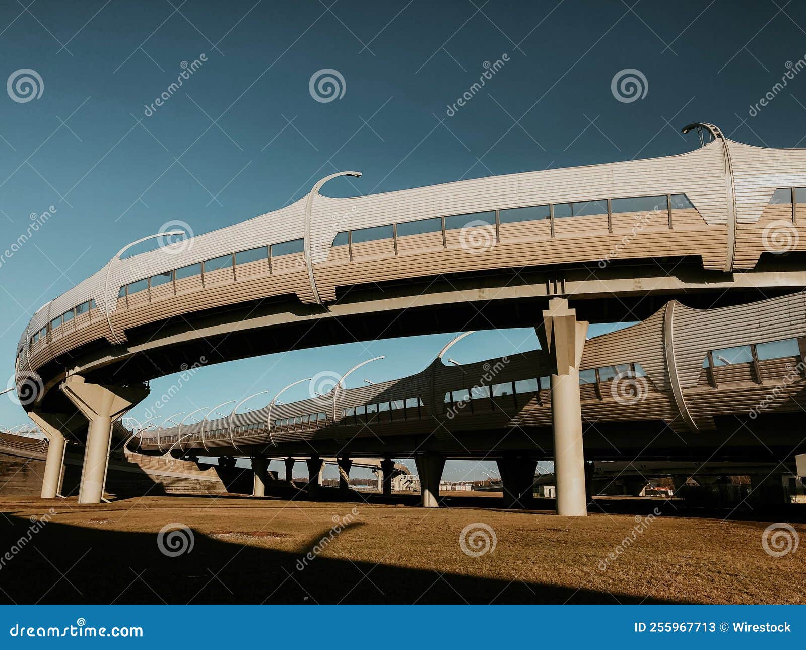 Modern Architectural Train Station Building Stock Image - Image of city ...