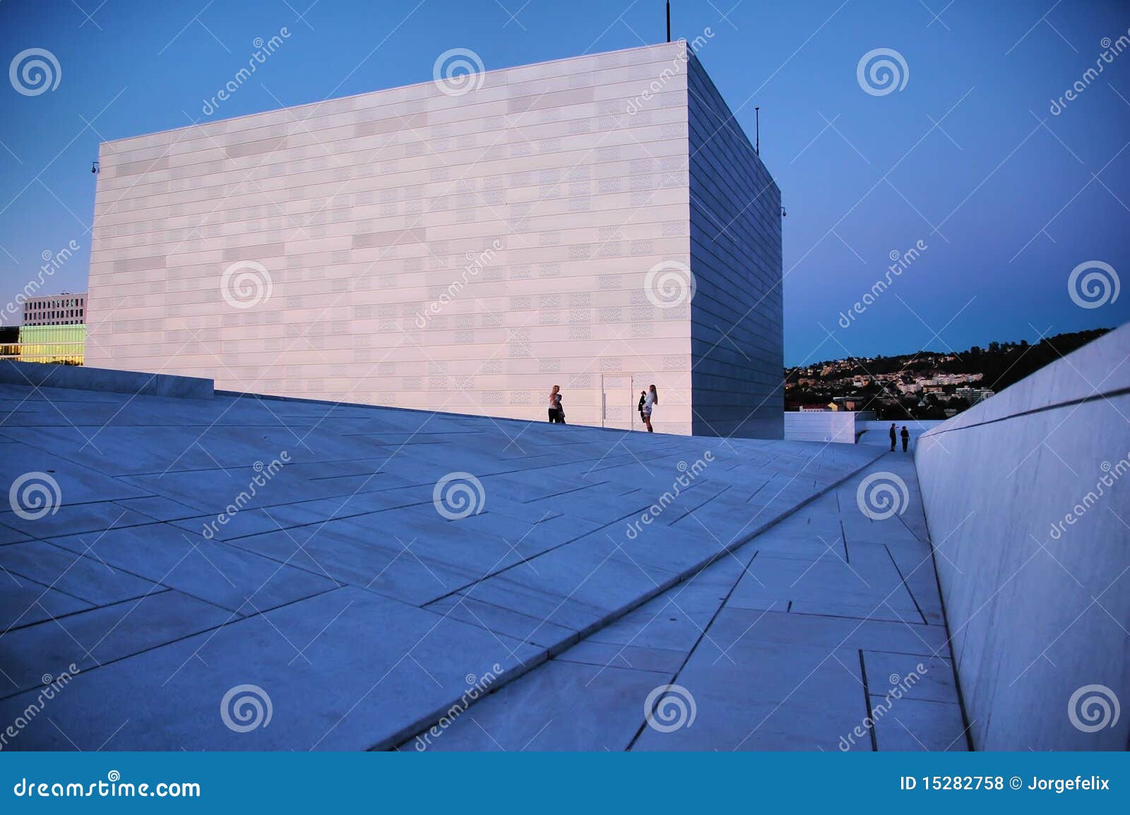 Modern architecture stock photo. Image of oslo, people - 15282758
