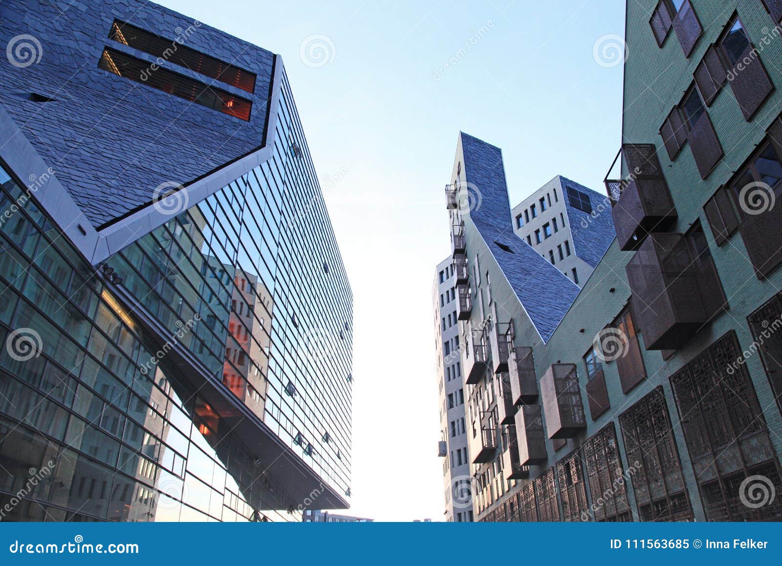 Modern Architecture in Amsterdam, Netherlands Stock Image - Image of ...