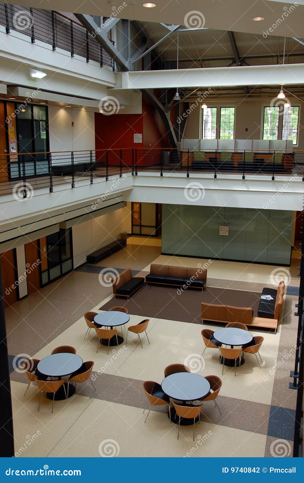 Modern Architecture - Atrium Stock Photo - Image of building, atrium ...