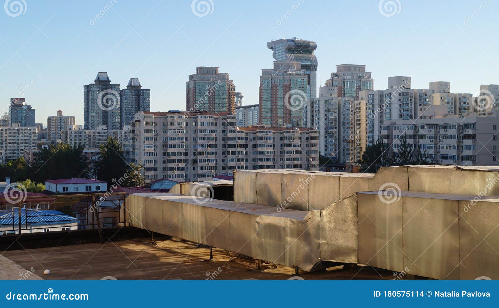 The Modern Architecture of Beijing. China Stock Photo - Image of ...