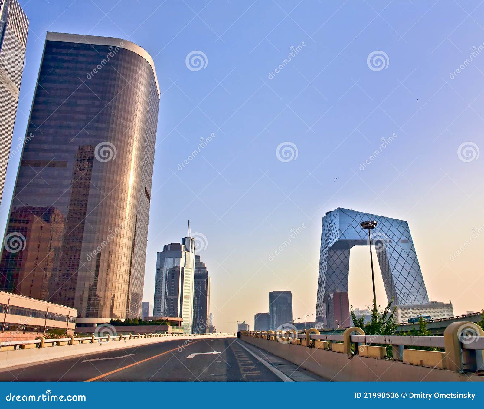 Modern Architecture of Beijing at Sunrise Stock Photo - Image of ...