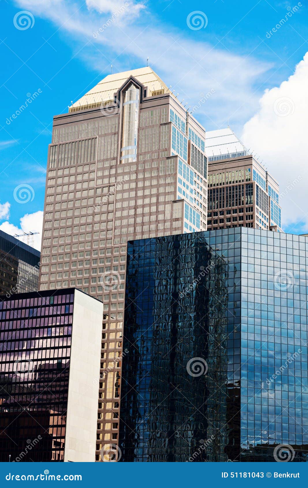 Modern Architecture of Calgary Stock Image - Image of aerial, office ...
