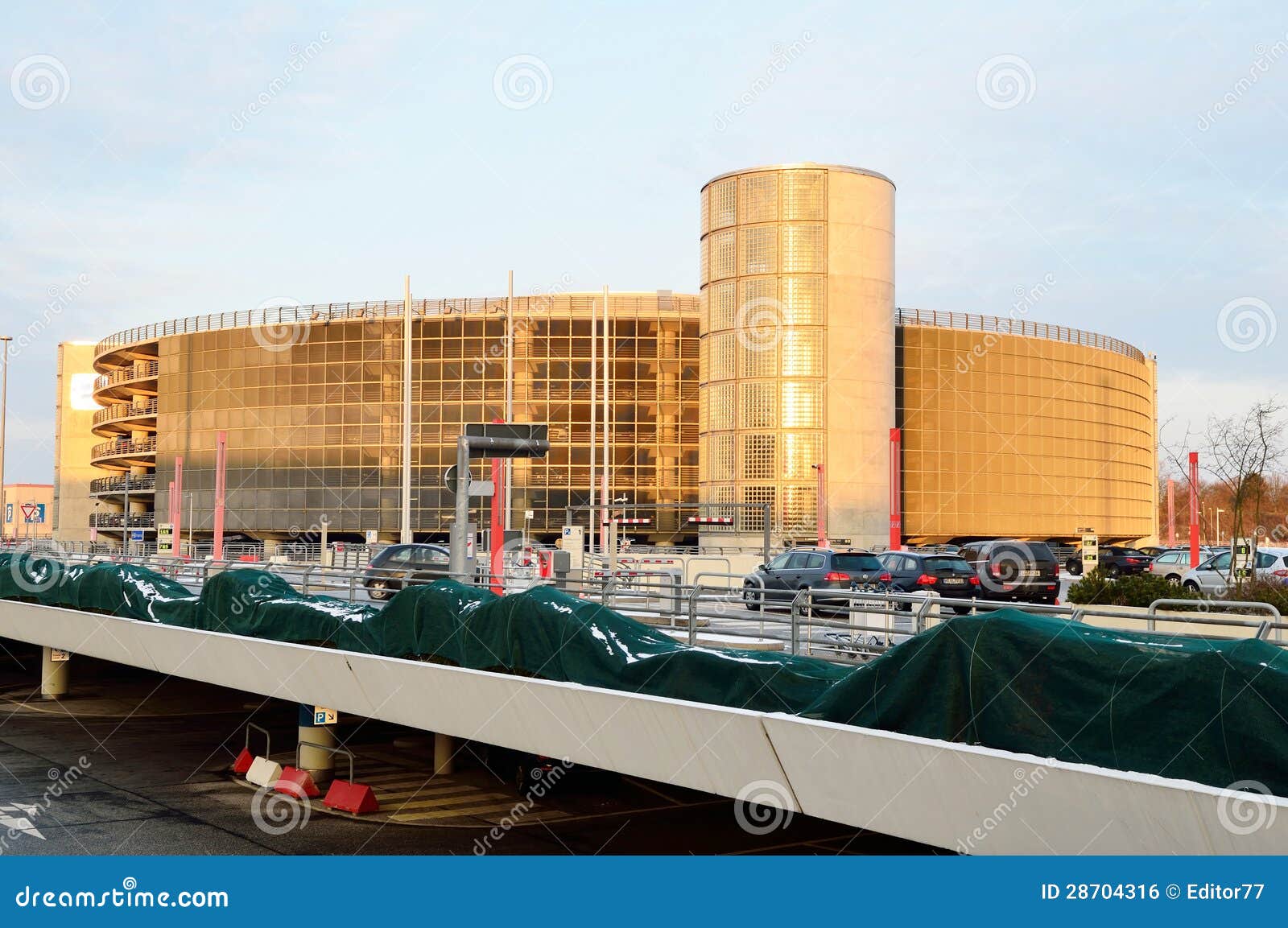 Modern Architecture of Car Parking Building Editorial Photo - Image of ...