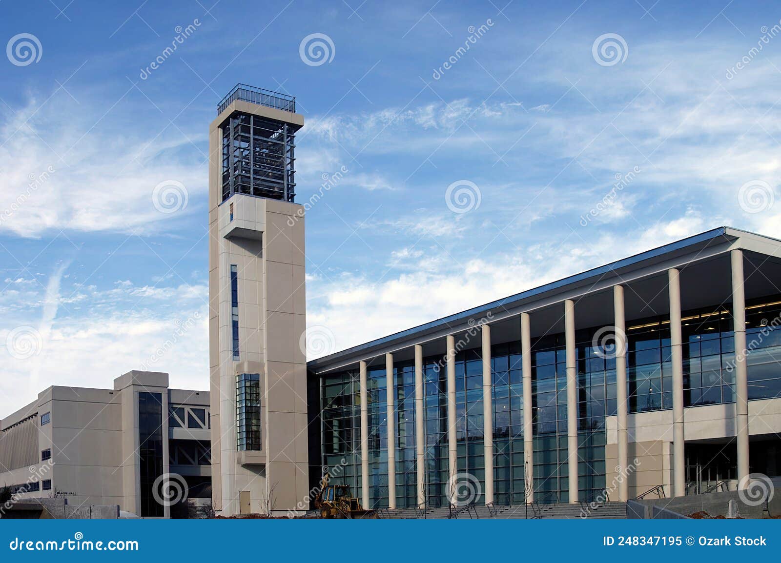 Modern Architecture Carillon Tower Editorial Image - Image of campus ...