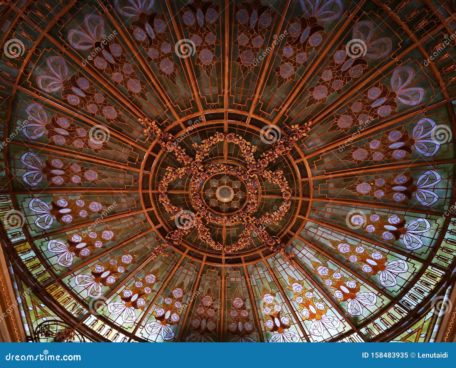 Modern Ceiling - Glass Roof Dome Stock Image - Image of dome, design ...