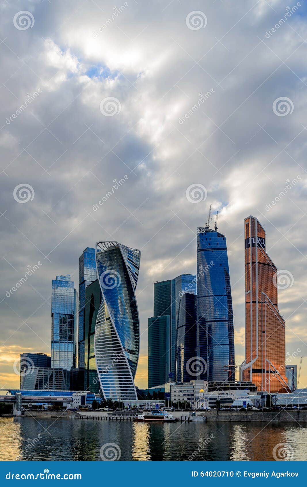 Modern Architecture in the Center of Moscow Editorial Image - Image of ...