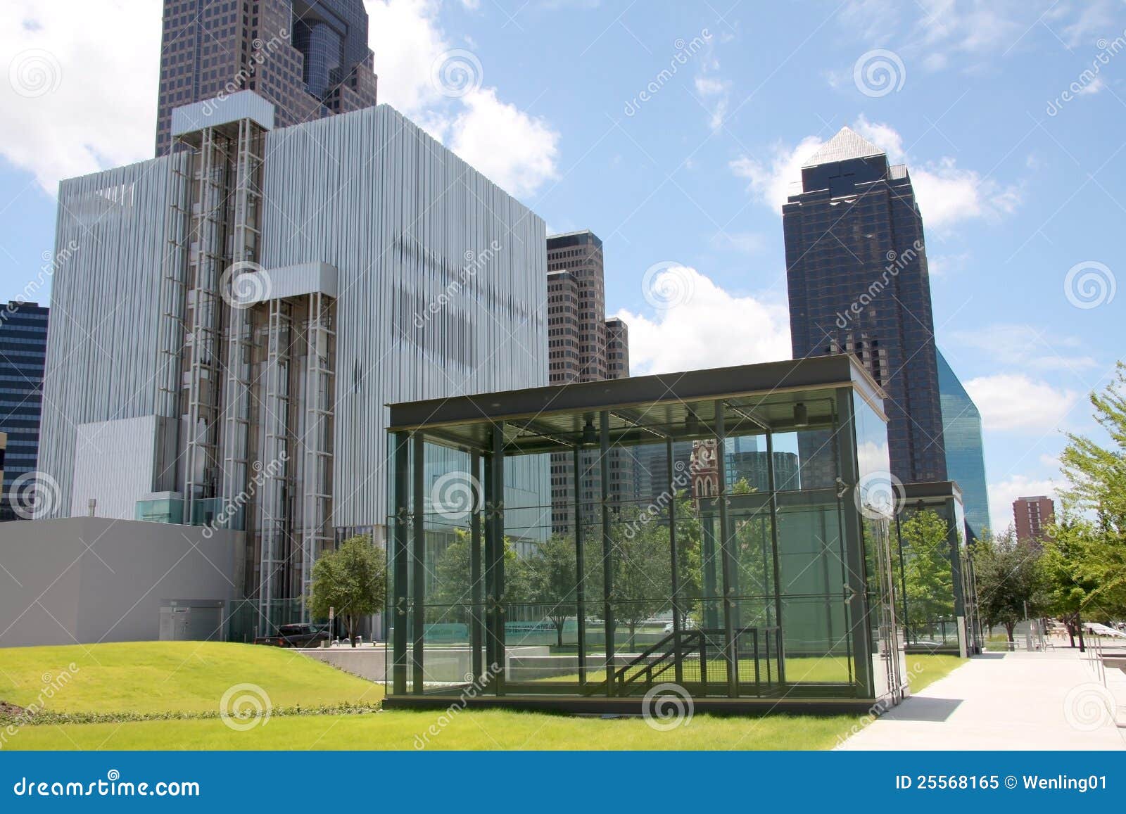Modern Architecture in City Stock Image - Image of downtown, building ...