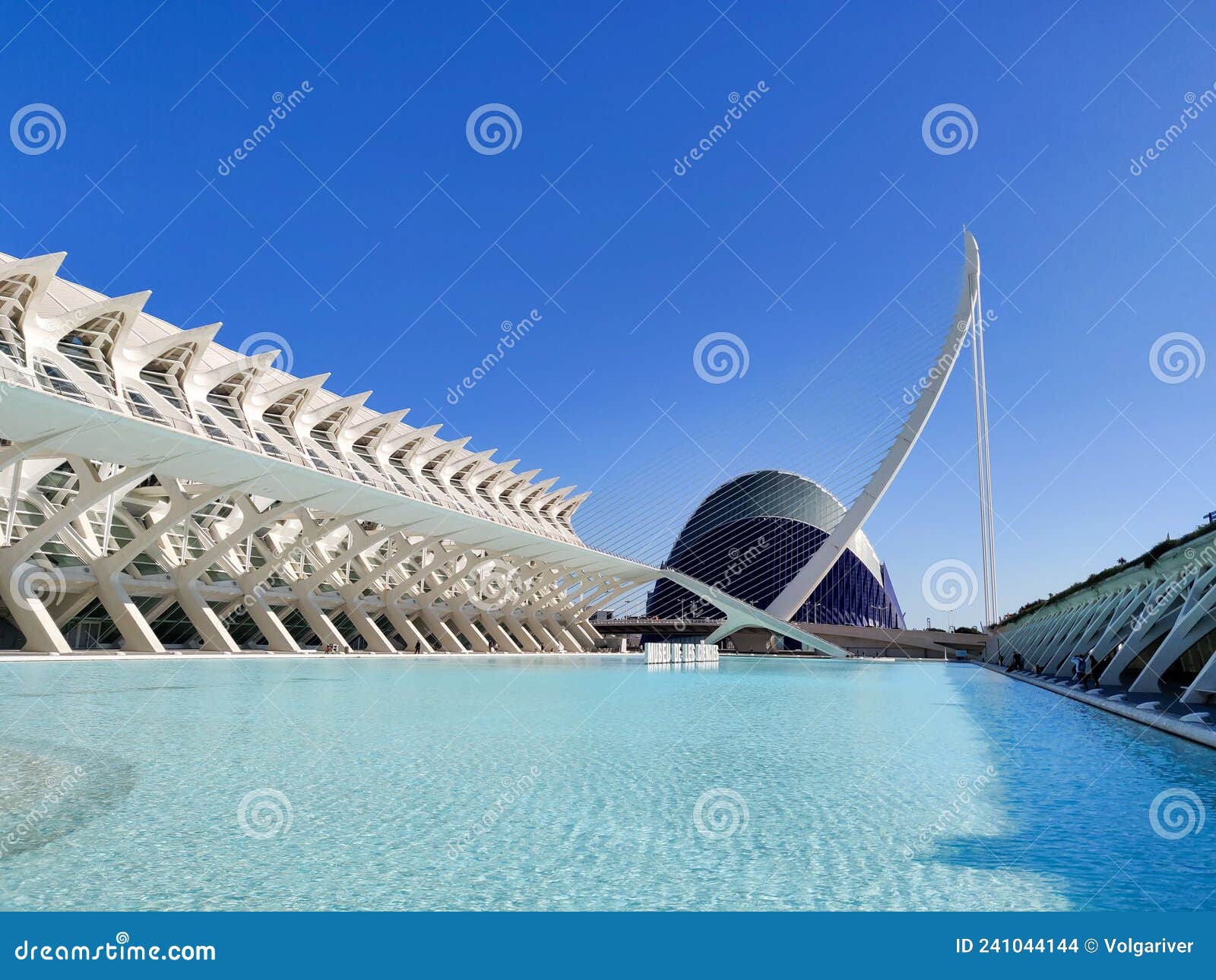 Modern Architecture of the City of Arts and Sciences. Valencia, Spain ...