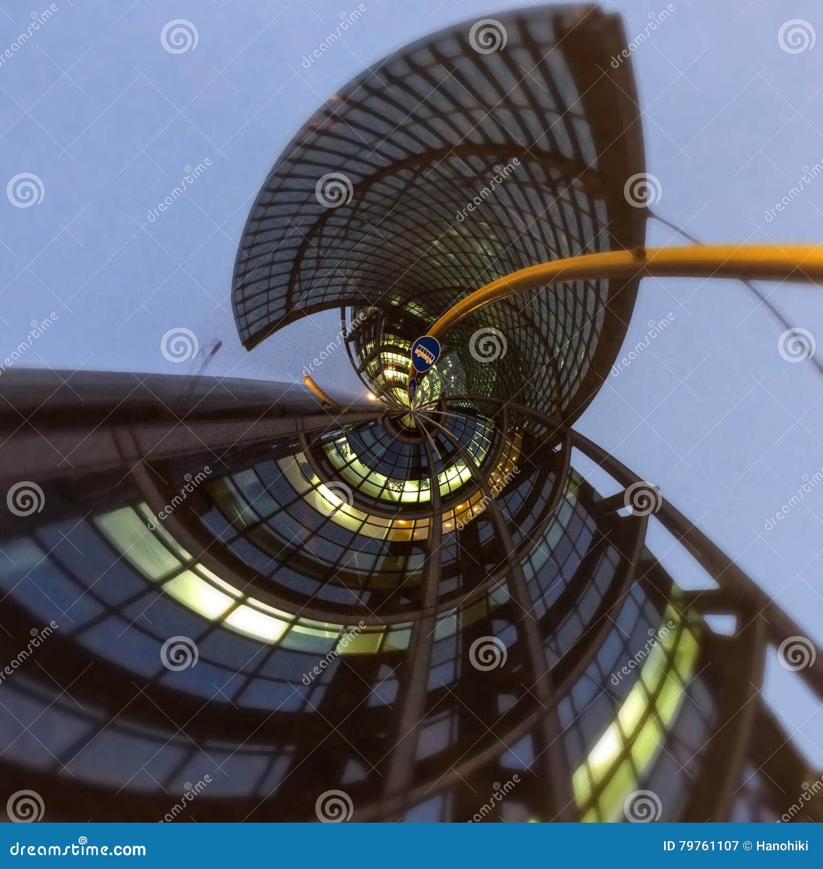 Modern Architecture Concept , Abstract Fisheye Lens Stock Image - Image ...