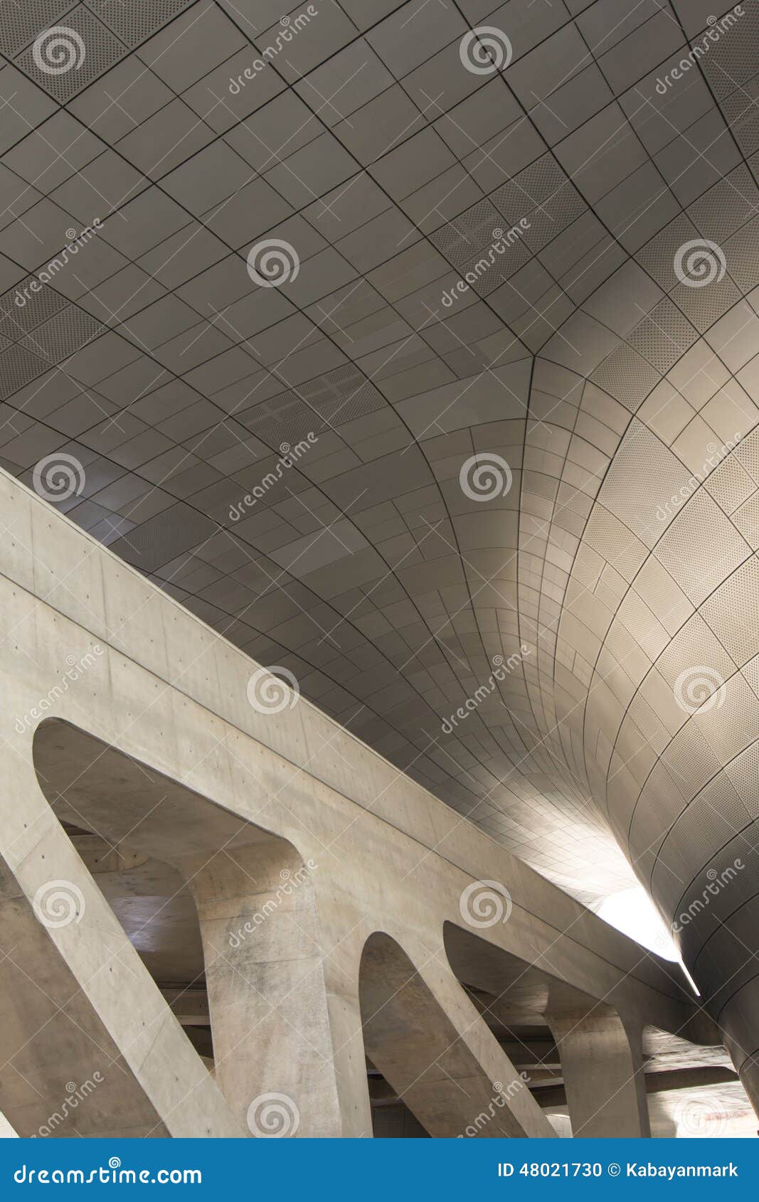Modern Architecture Curves and Concrete Editorial Image - Image of ...