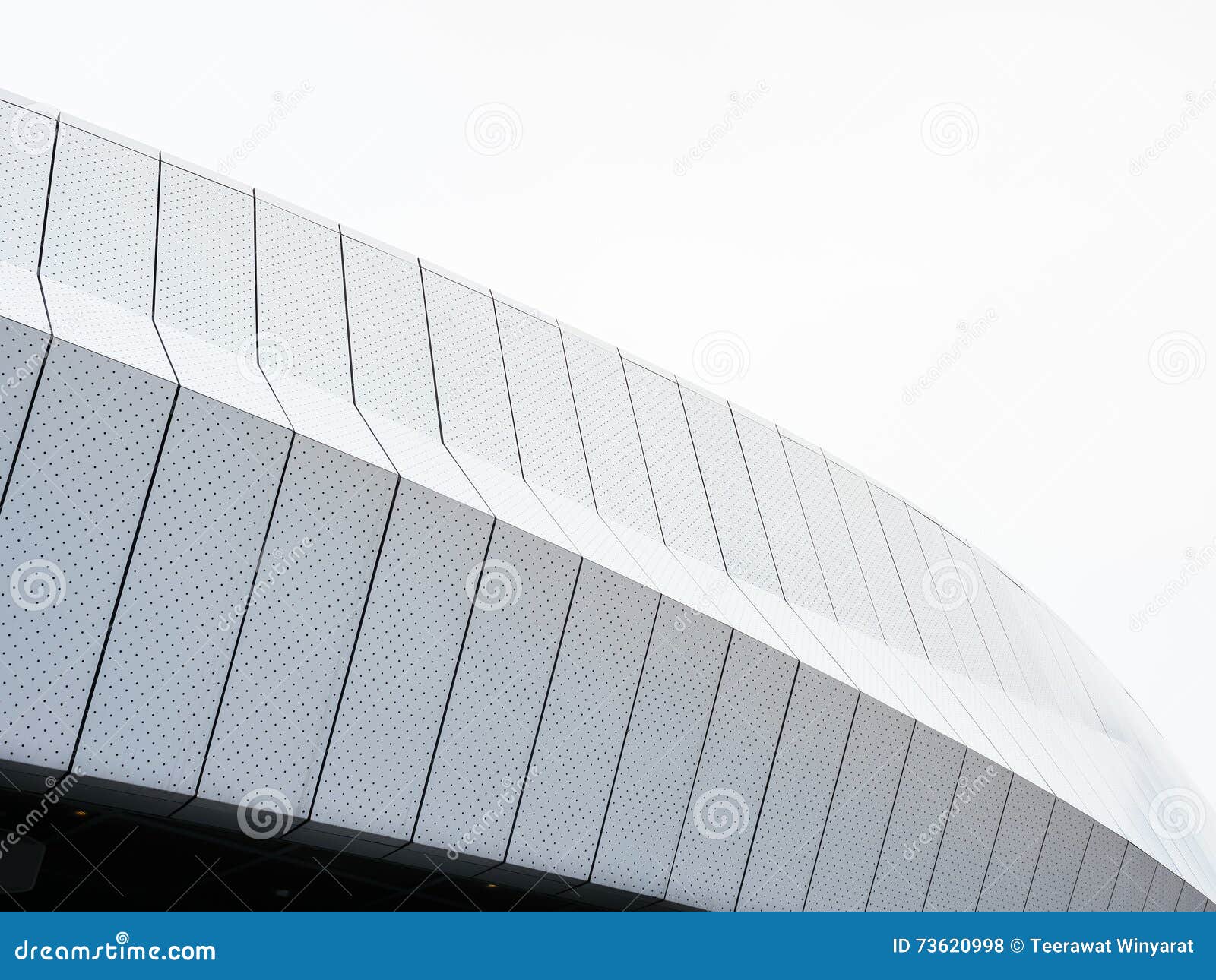 Modern Architecture Details Metal Facade Design Pattern Stock Photo ...