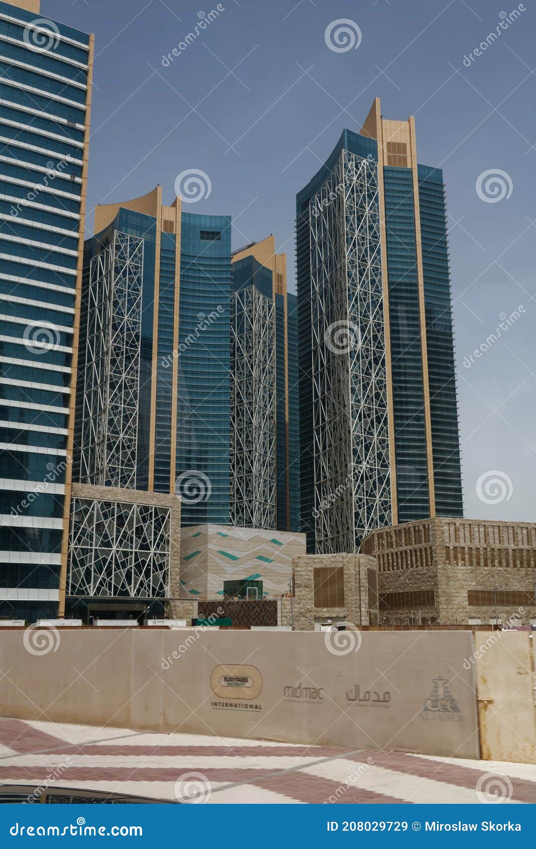 Modern Architecture of Doha, May 2016 Editorial Stock Image - Image of ...