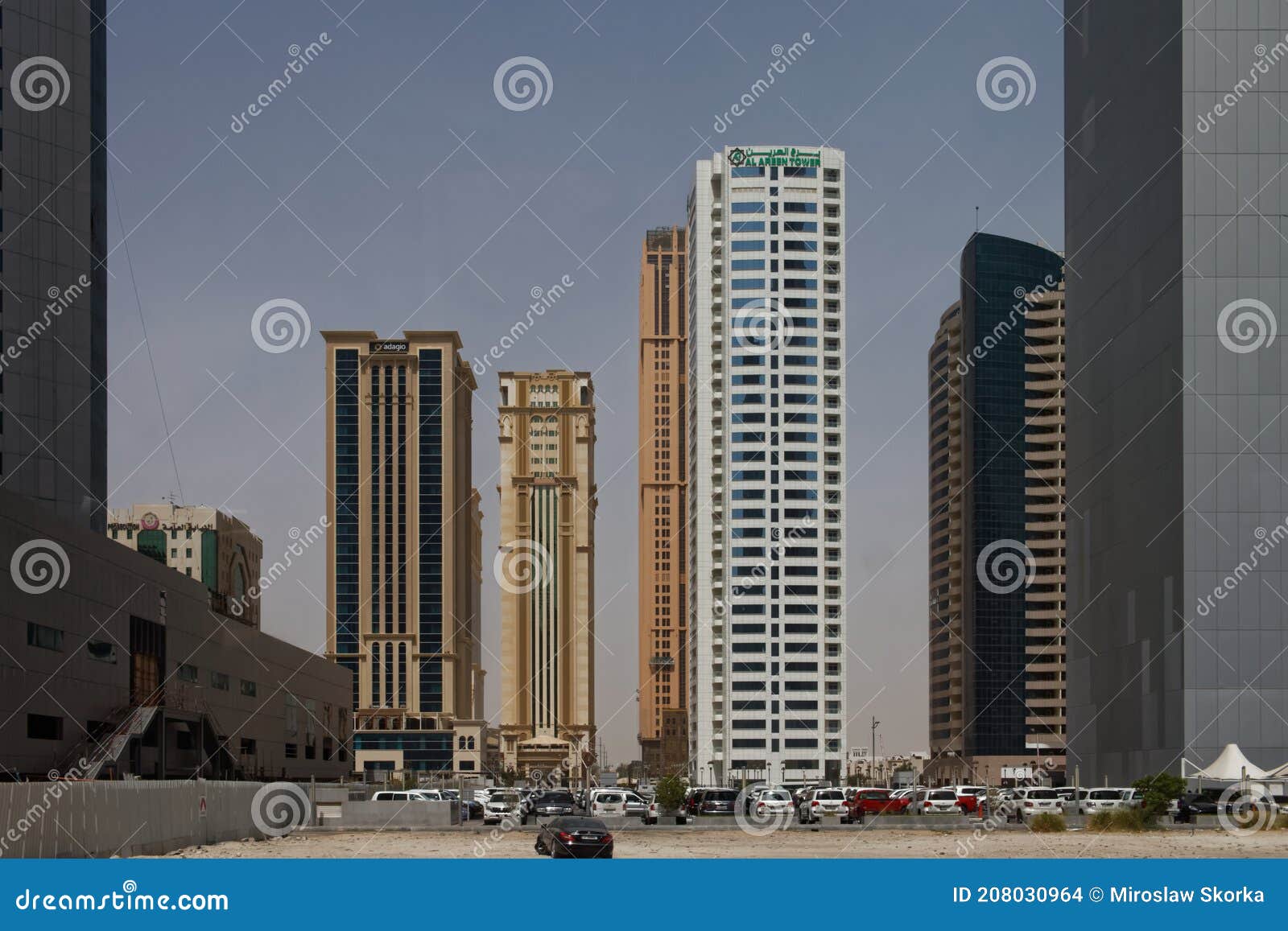 Modern Architecture of Doha, May 2016 Editorial Stock Image - Image of ...