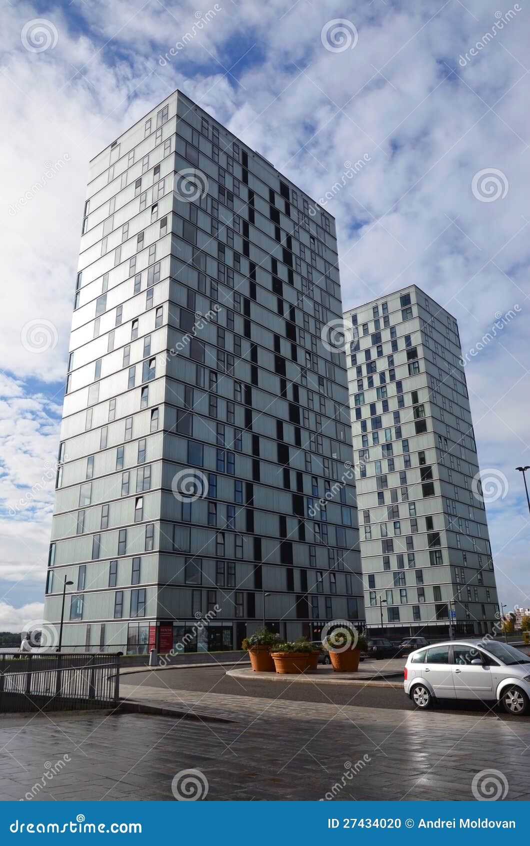 Modern Architecture in Downtown Almere, Holland Editorial Image - Image ...