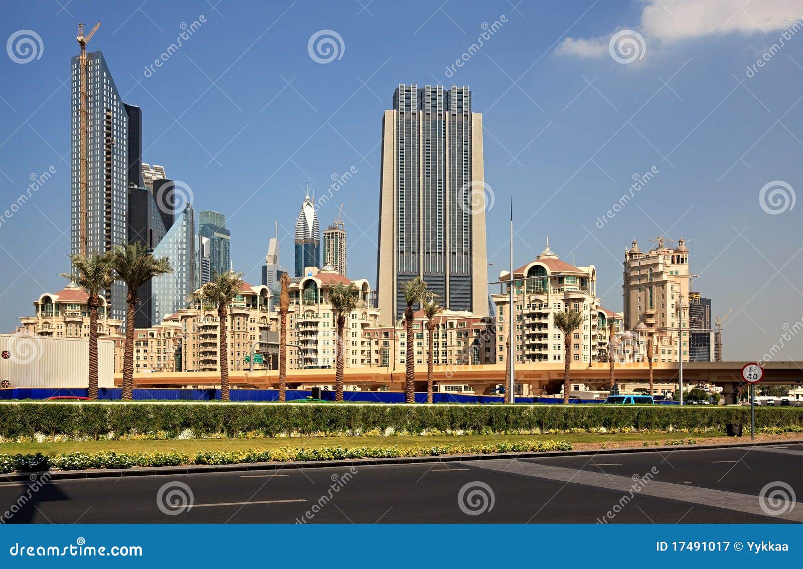 Modern Architecture in Dubai. Stock Image - Image of modern, landscape ...