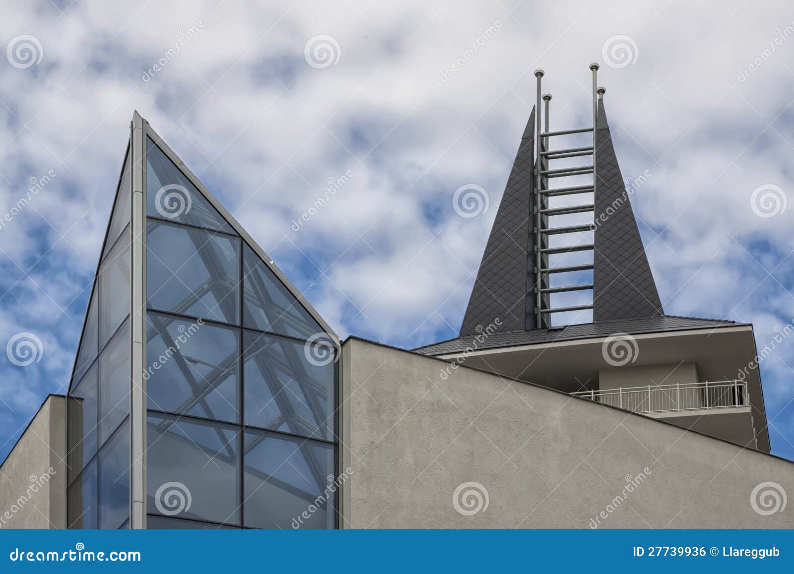 Modern Architecture in Eastern Hungary Stock Photo - Image of ...