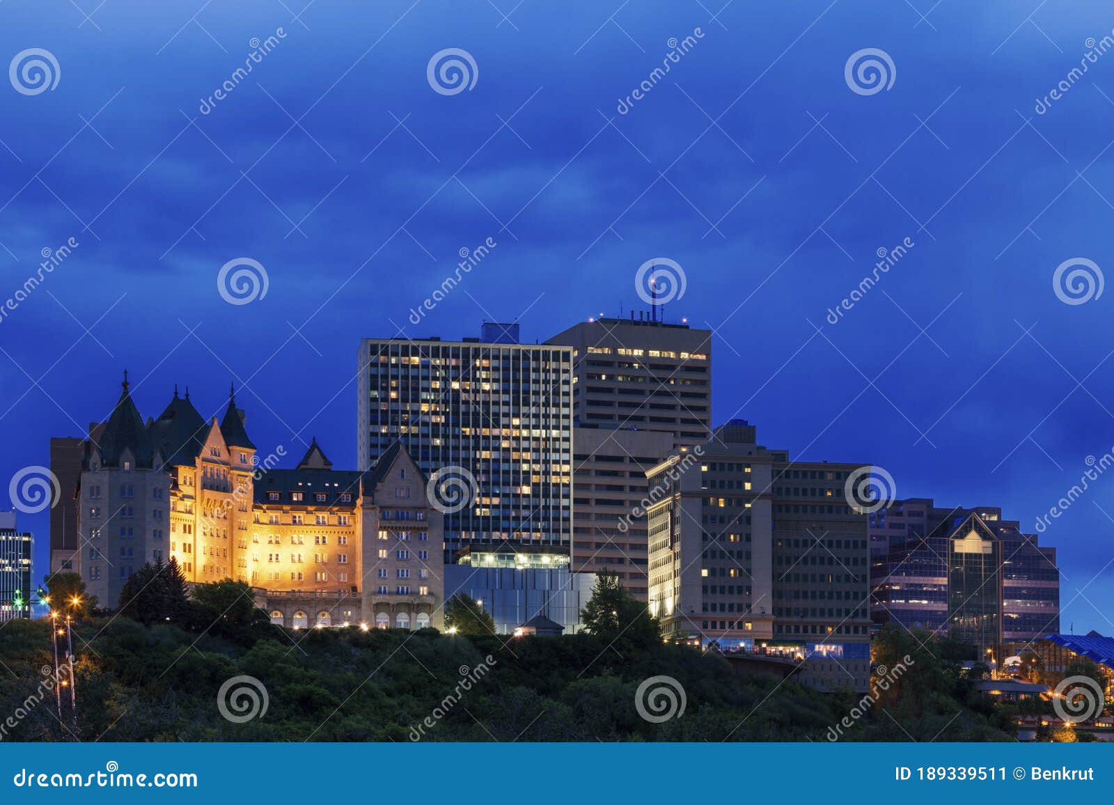 Modern Architecture of Edmonton Stock Image - Image of panorama ...