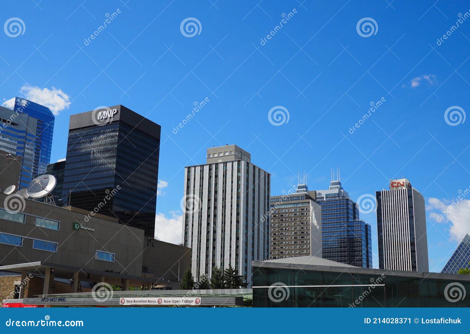 Modern Architecture in Edmonton Alberta Editorial Photo - Image of ...