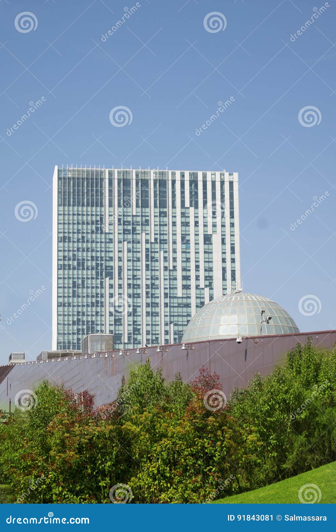 Modern Architecture at Eur District in Rome Stock Image - Image of ...