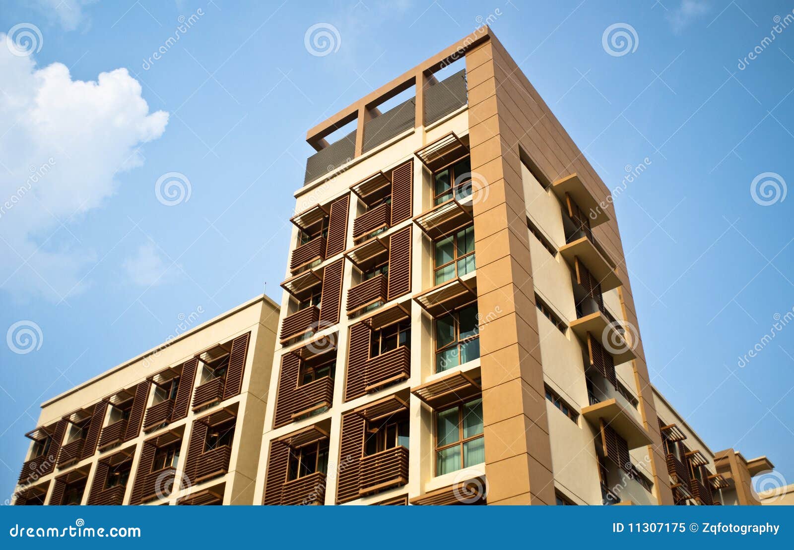 Modern Architecture Exterior Stock Image - Image of urban, investment ...