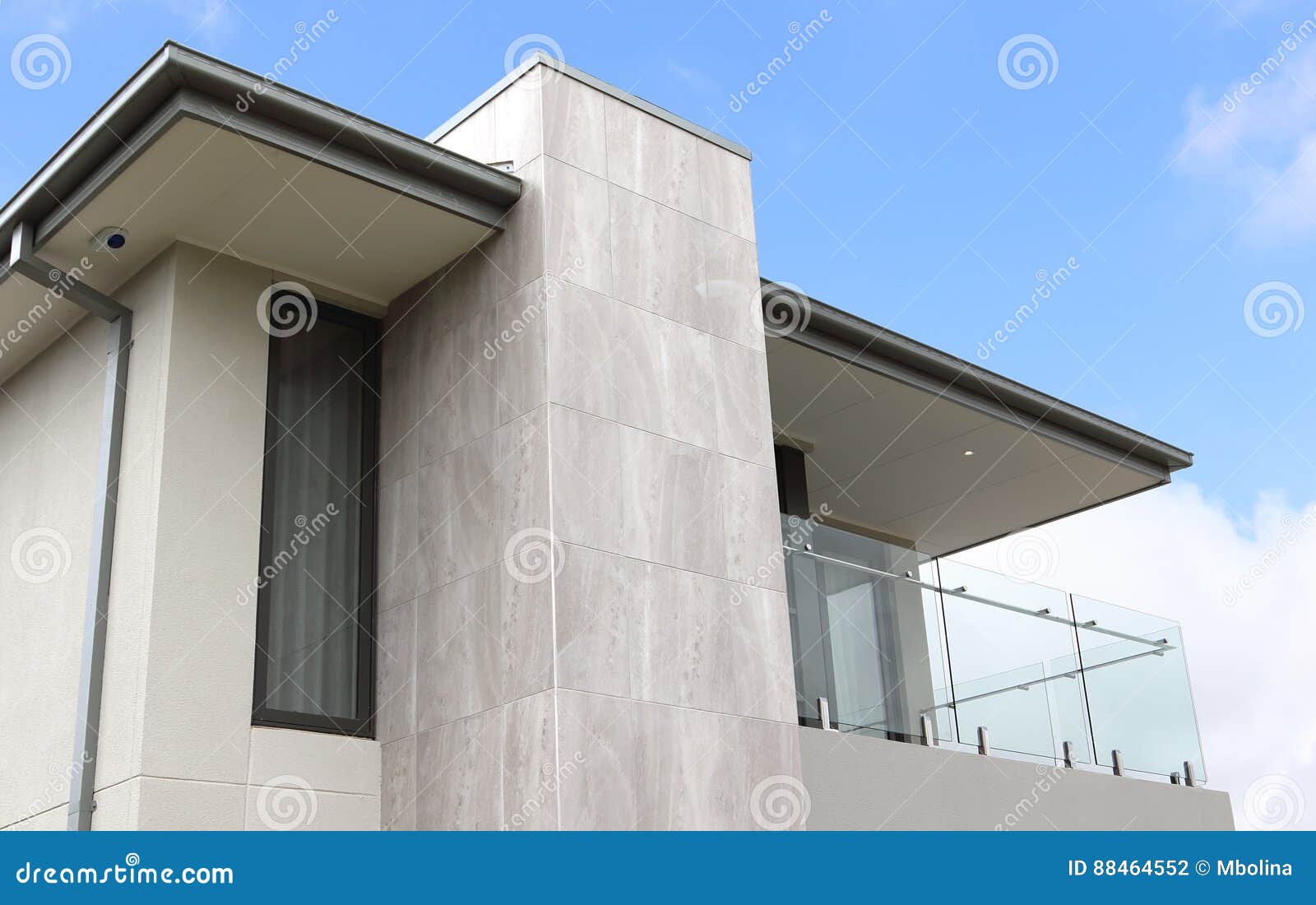 Modern Architecture Exterior Details Stock Photo - Image of front ...
