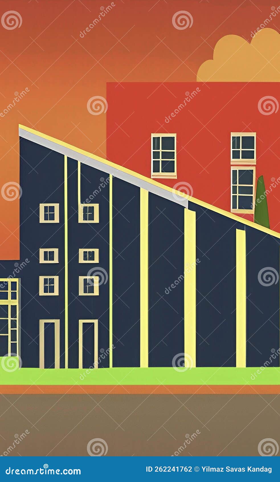 External View of Buildings for the Architecture and Construction ...