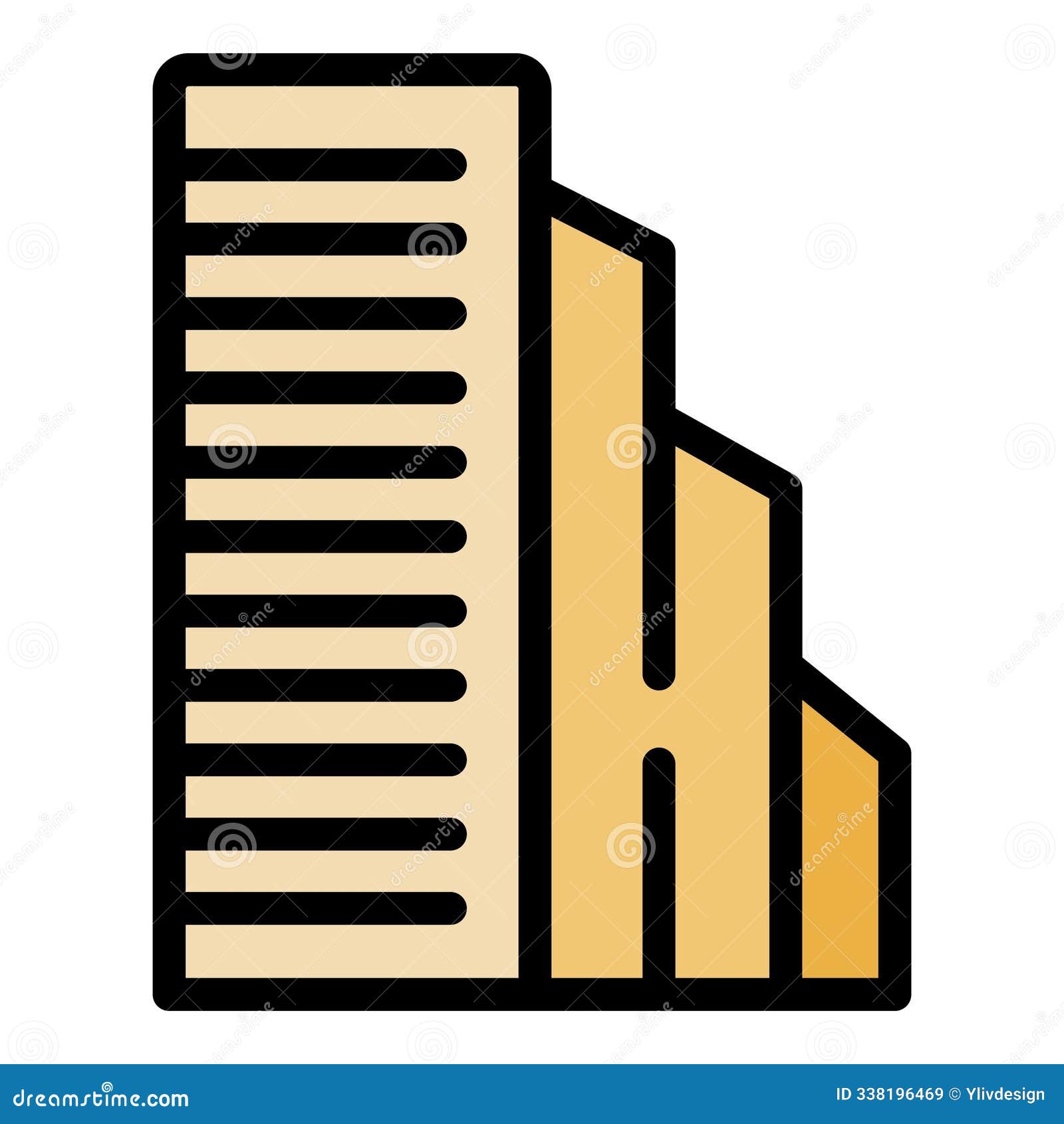 Modern Architecture Facade Design Featuring Cascading Terraces Stock ...