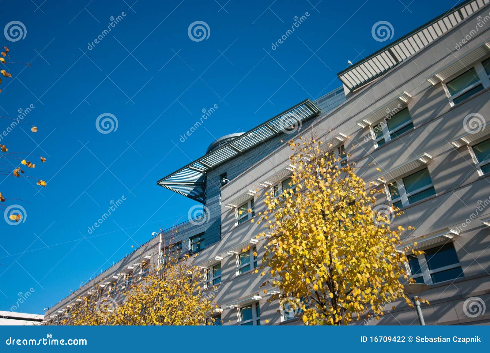 Modern Architecture in Fall Stock Photo - Image of generic, homes: 16709422