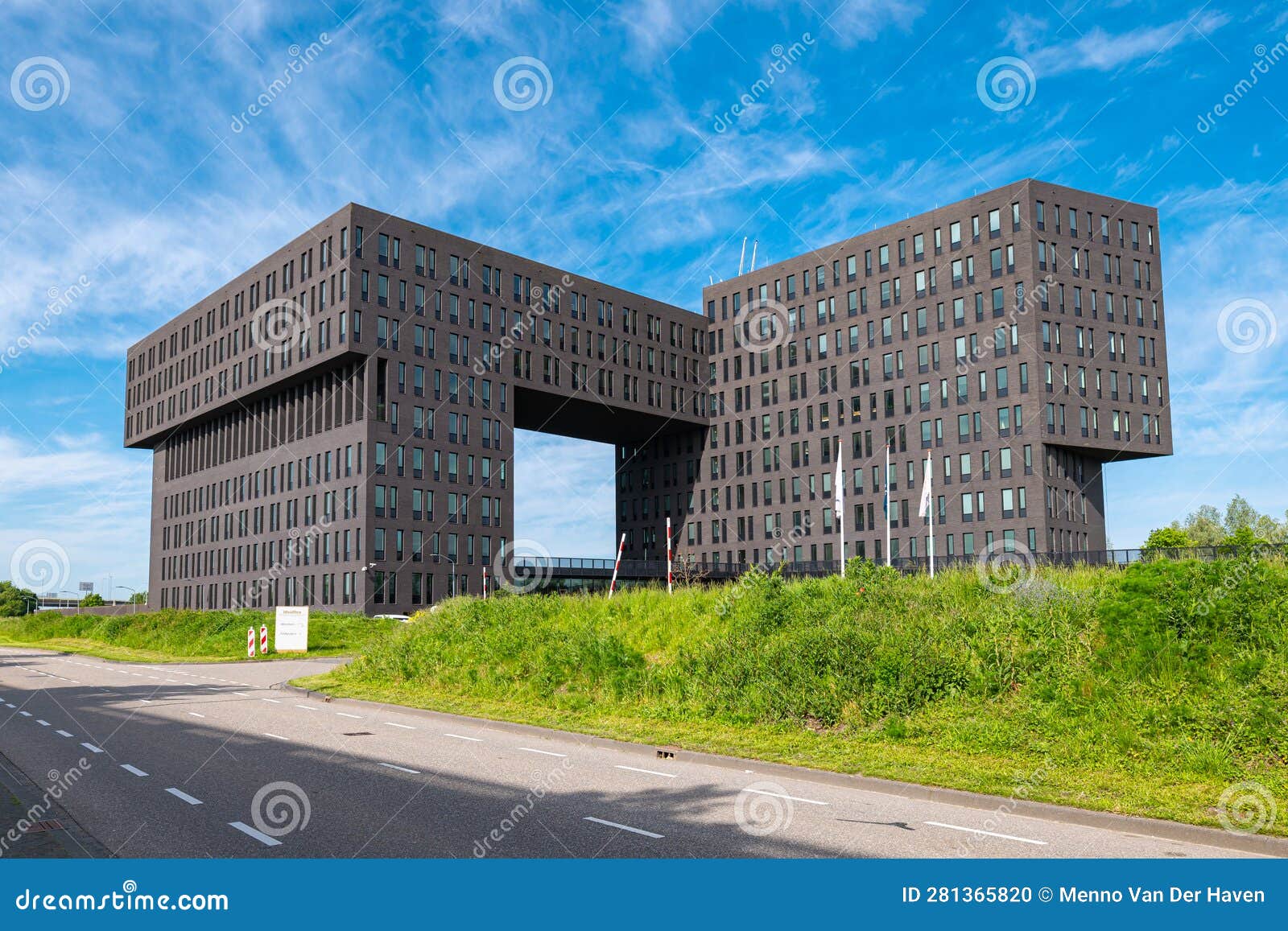 Modern Architecture in the Form of Superimposed Blocks Editorial Image ...