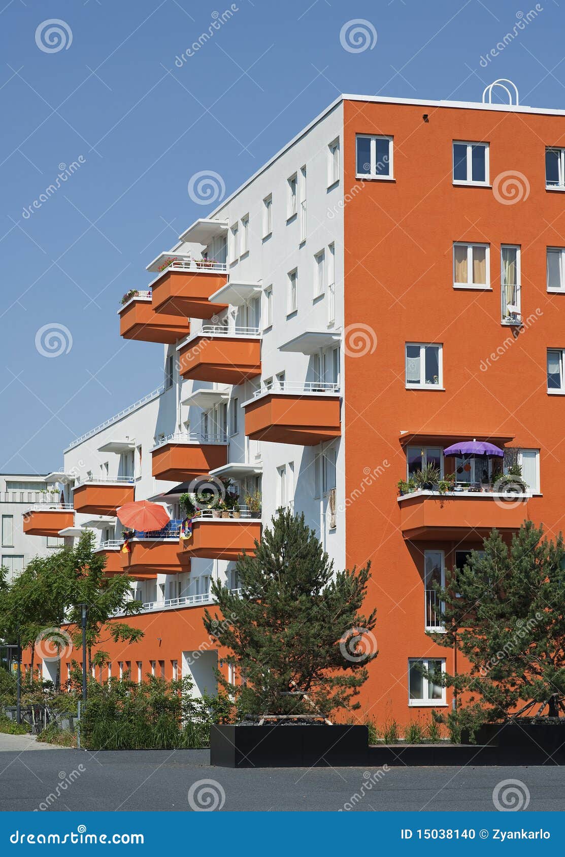 Modern Architecture in Germany Stock Photo - Image of house ...