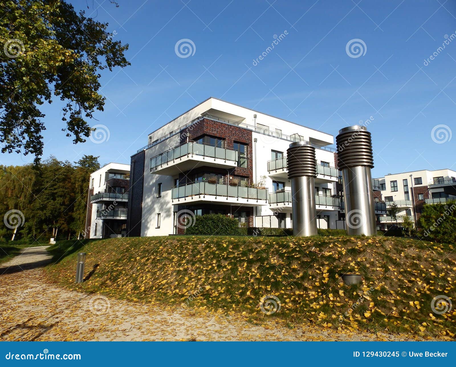 Modern Architecture in Germany 3 Stock Image - Image of germany, city ...