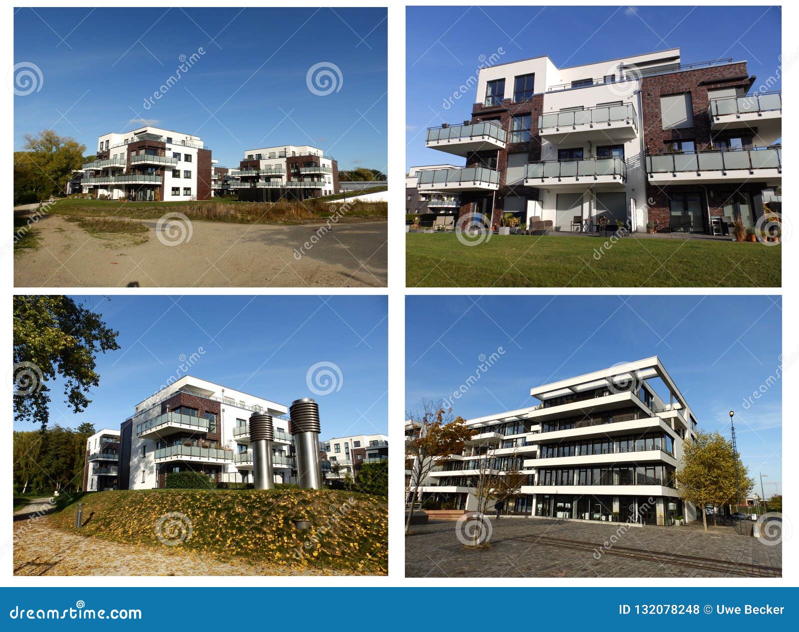 Modern Architecture in Germany Stock Photo - Image of house, city ...