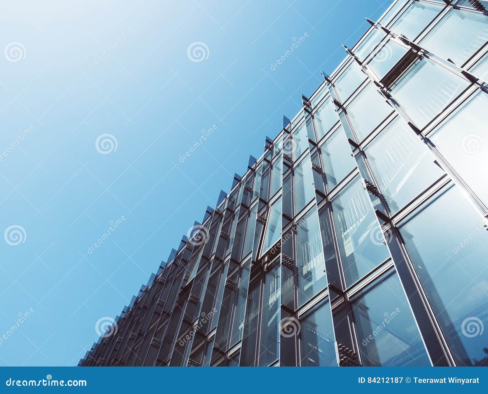 Modern Architecture Glass Wall Building Abstract Background Stock Image ...