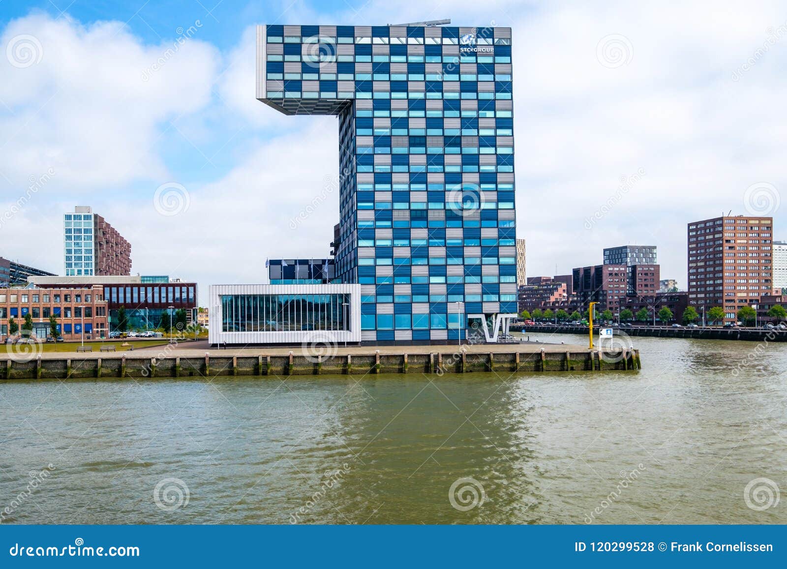 Modern Architecture at the Harbor of Rotterdam, the Netehrlands Stock ...