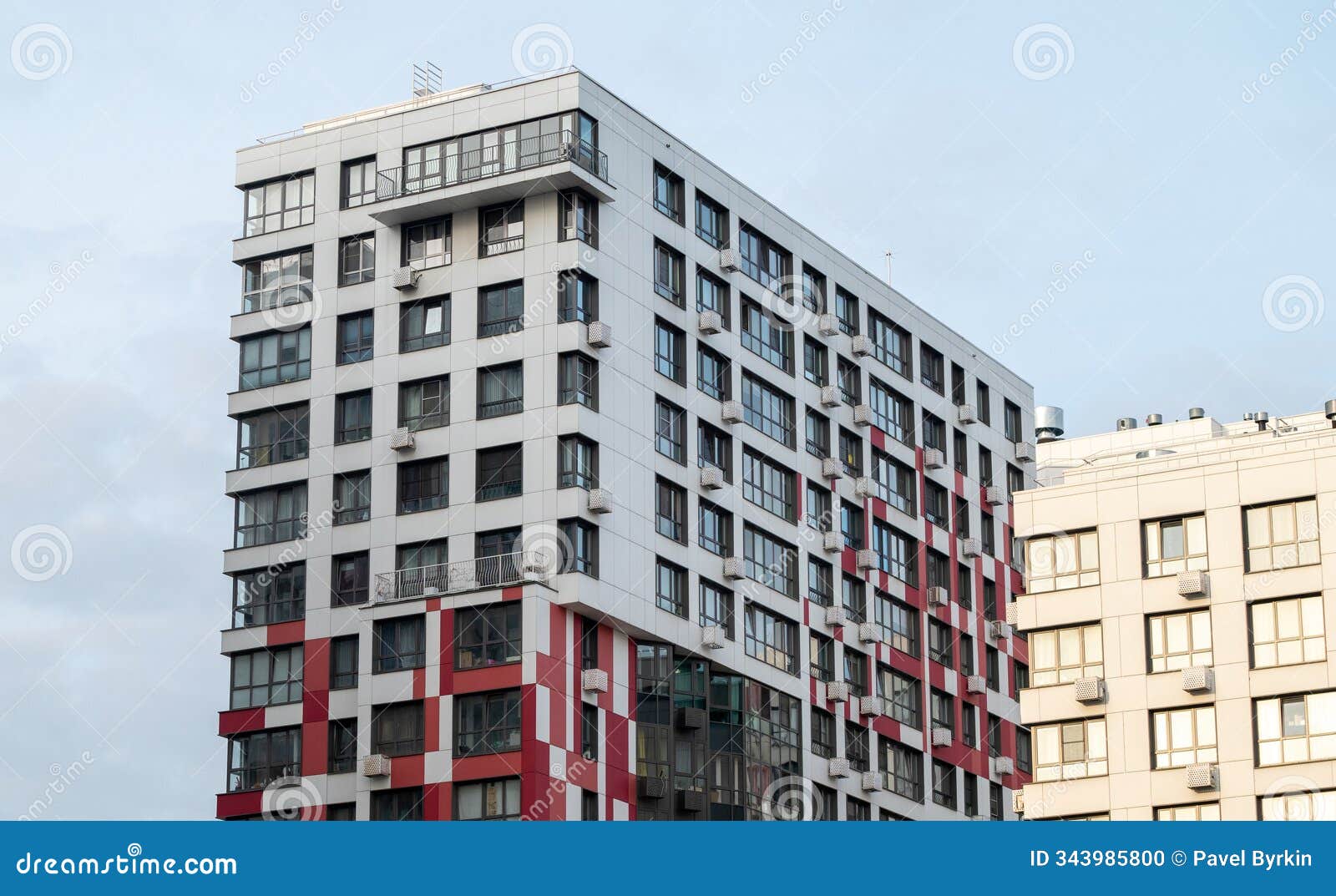 Modern architecture stock photo. Image of background - 343985800