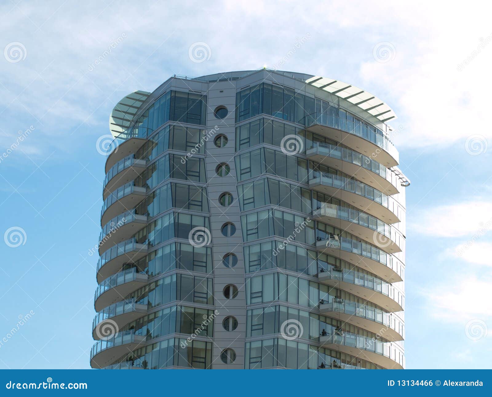 Modern Architecture Highrise Stock Photo - Image of industrial ...