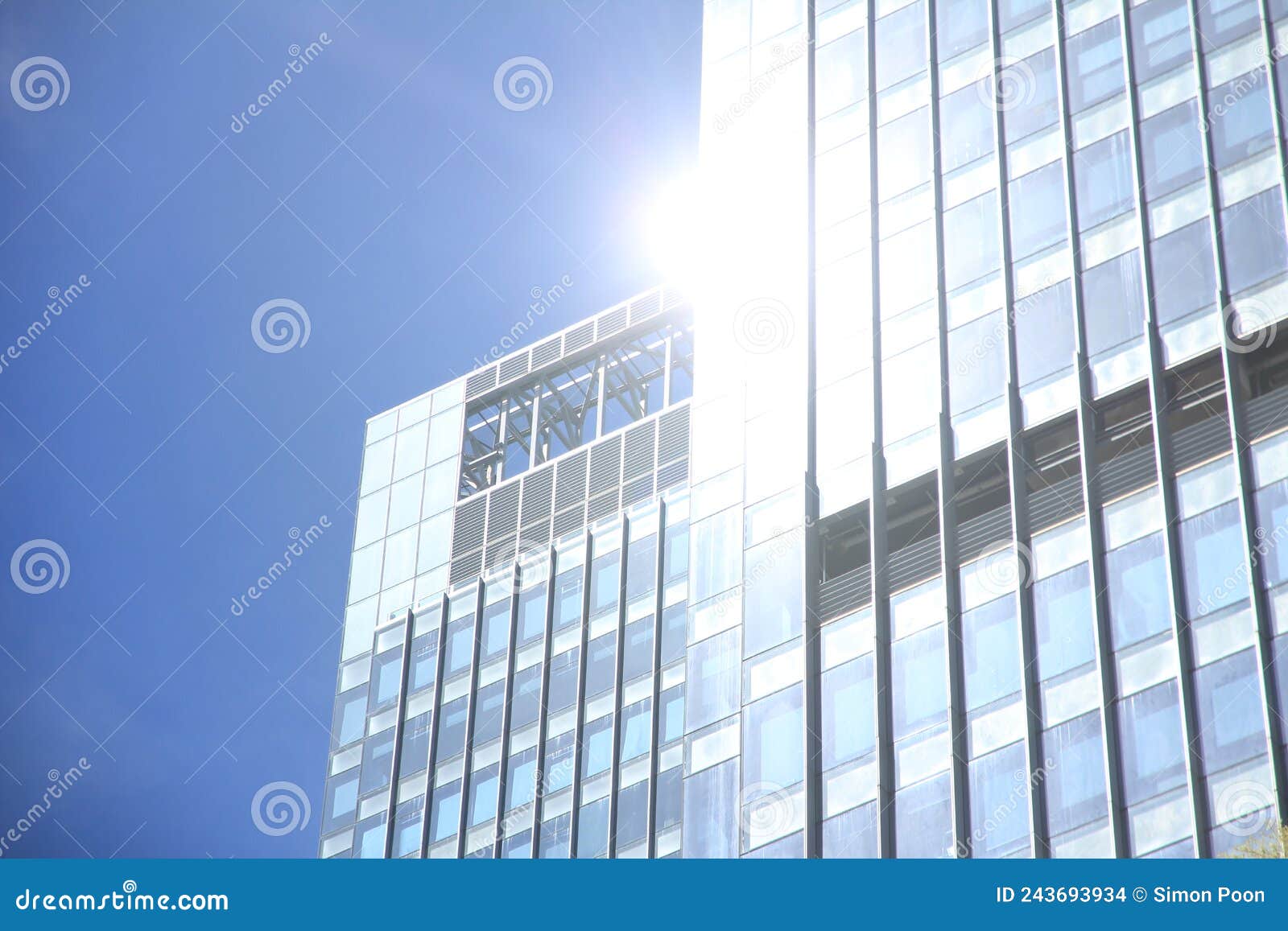Modern Shiny Office Building in Hong Kong Stock Photo - Image of ...